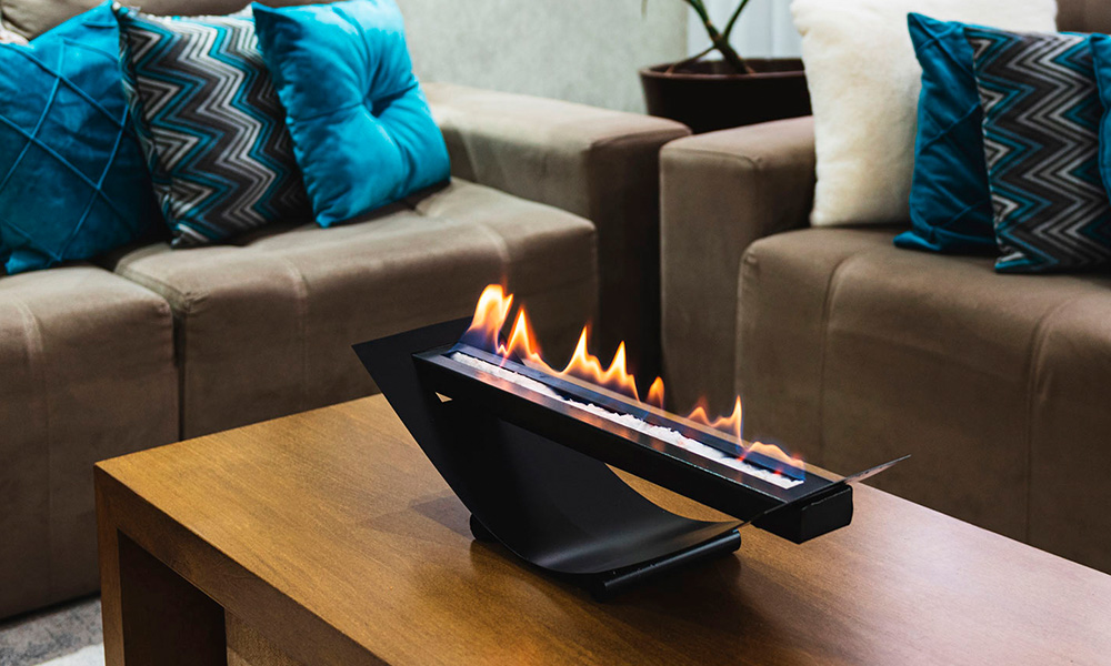 Lareira Portátil Ecológica – Oia Decor – Móveis para área externa